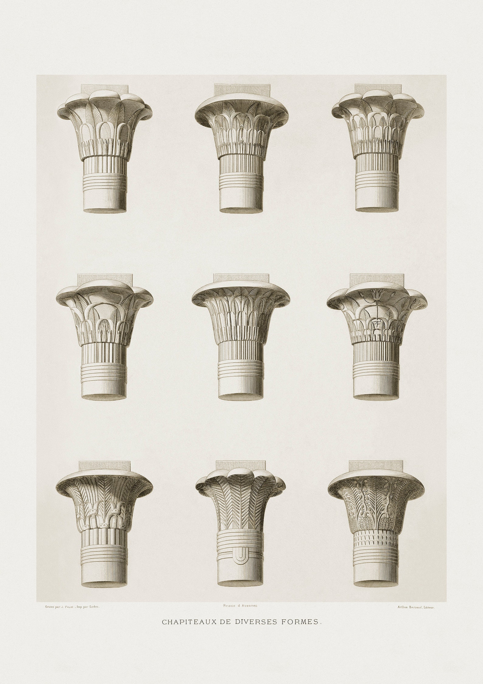 Egyptian Columns Instant Download Printable Wall Art | Egyptian ...