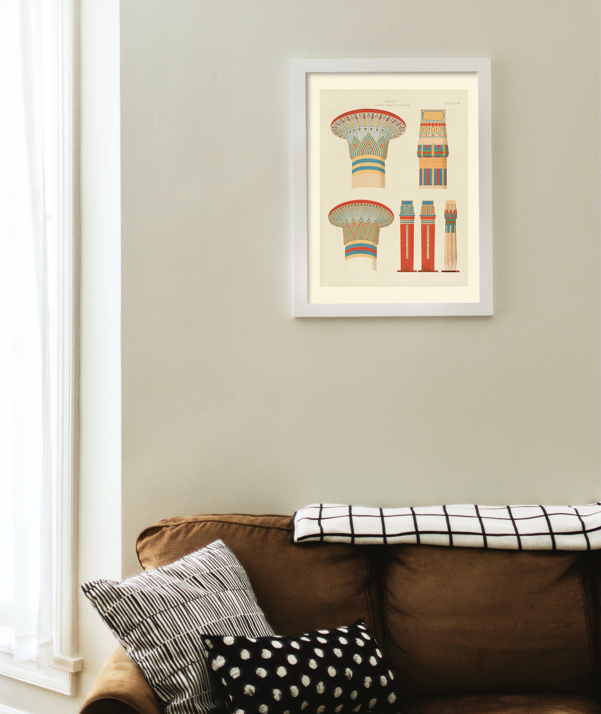Karnak Temple Column Detail Instant Download Printable Wall Art ...