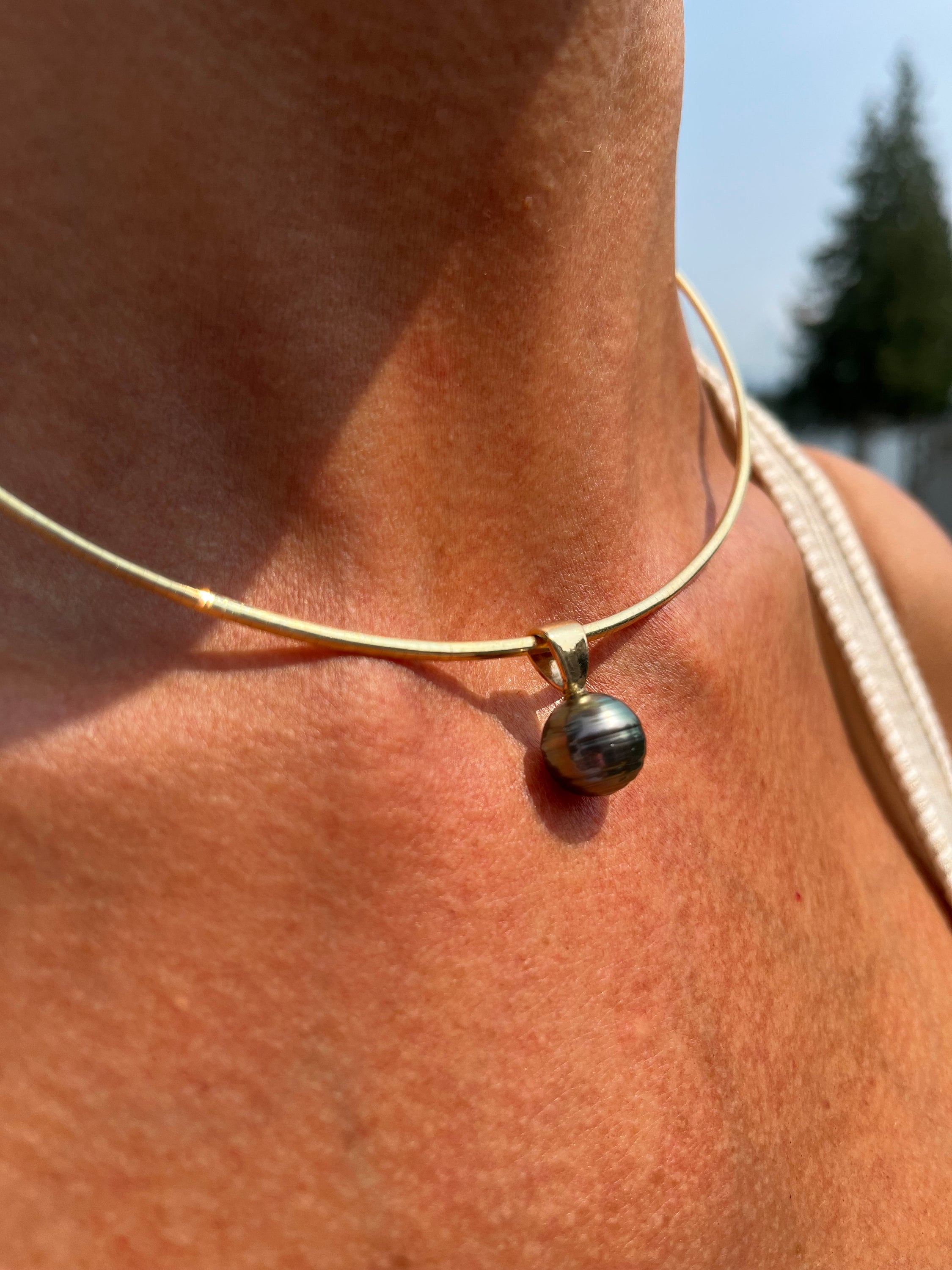 Stunning Tahitian Circle' Pearl Pendant - Etsy