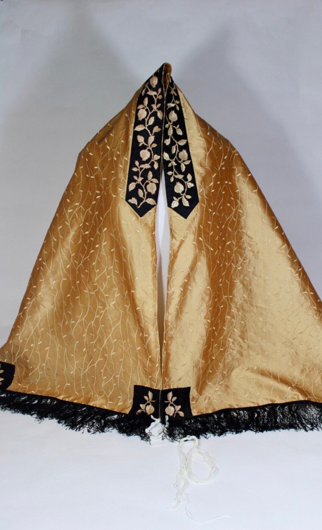 One of a Kind Gold Pomegranate Tallit - Etsy