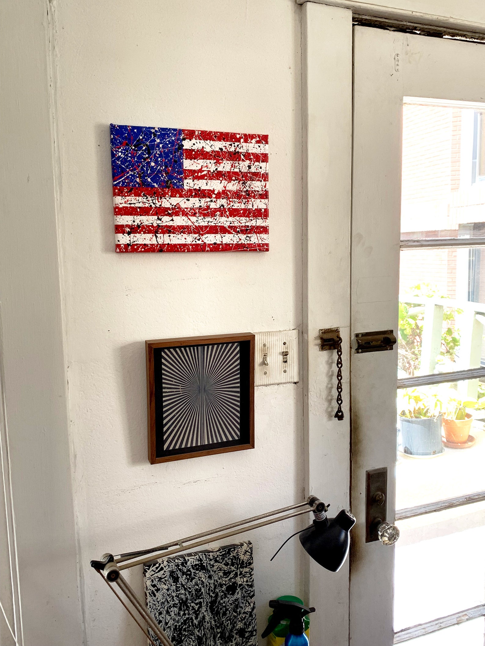 Original Painting on Canvas Jasper Johns Jackson Pollock - Etsy