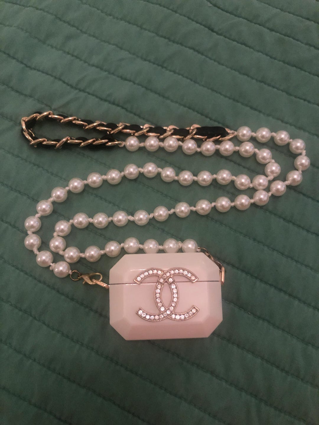 Chanel STYLE Airpods Pro Earpods Case Crossbody Purse - Etsy