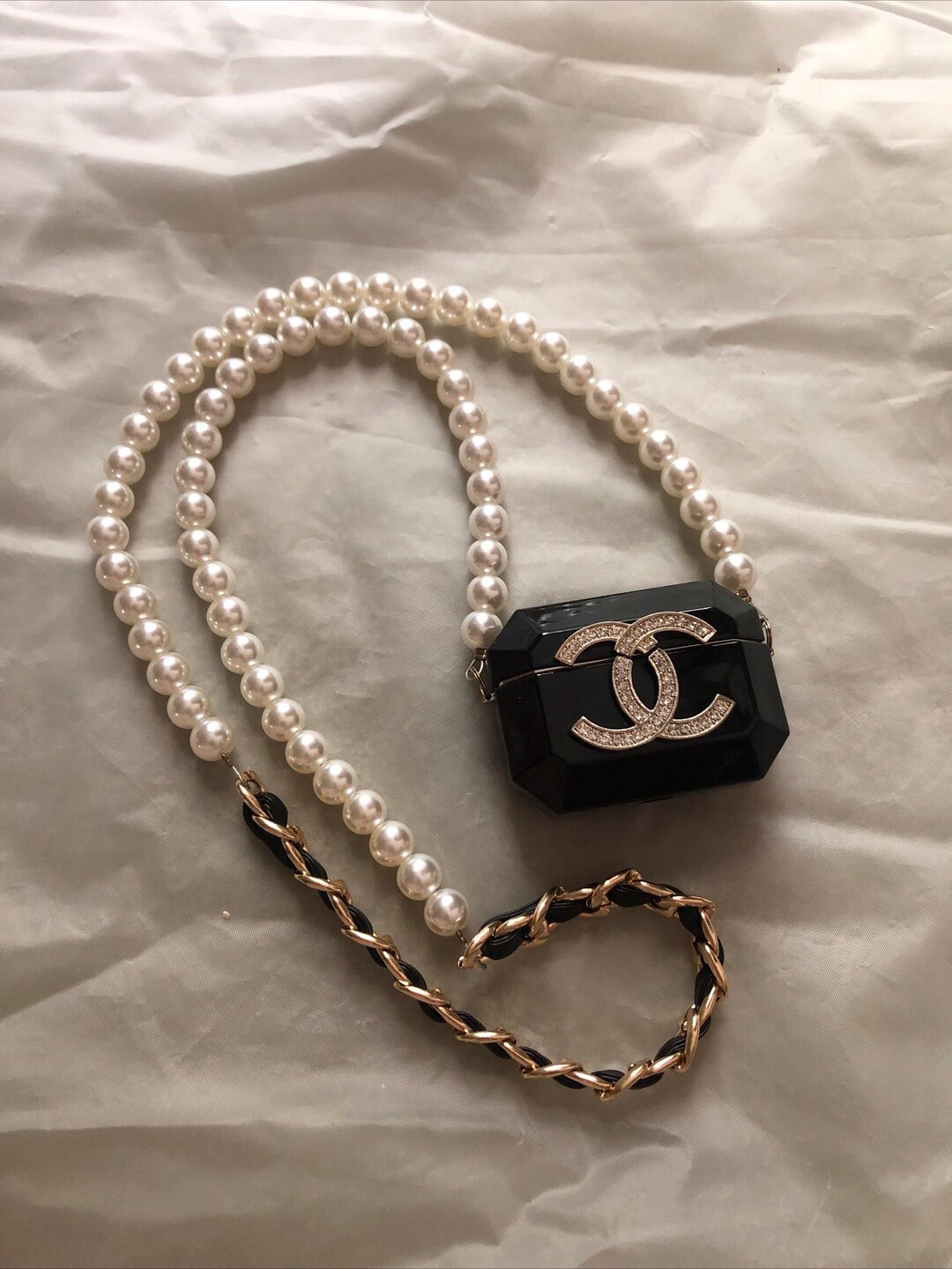 Chanel AirPod Case Purse Crossbody - Etsy