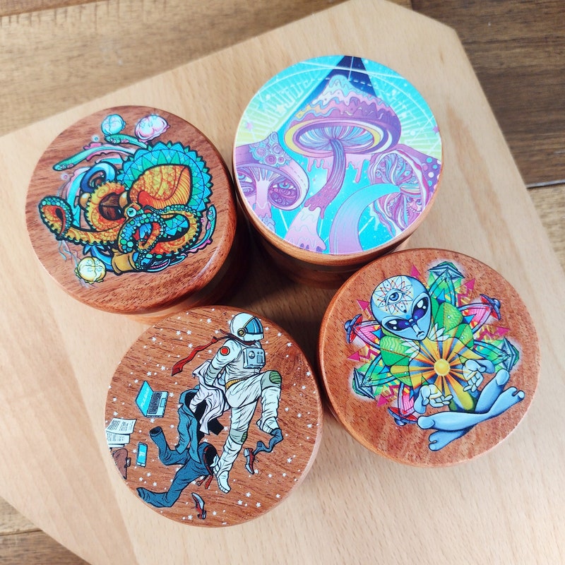 Wood Weed Grinder - Etsy