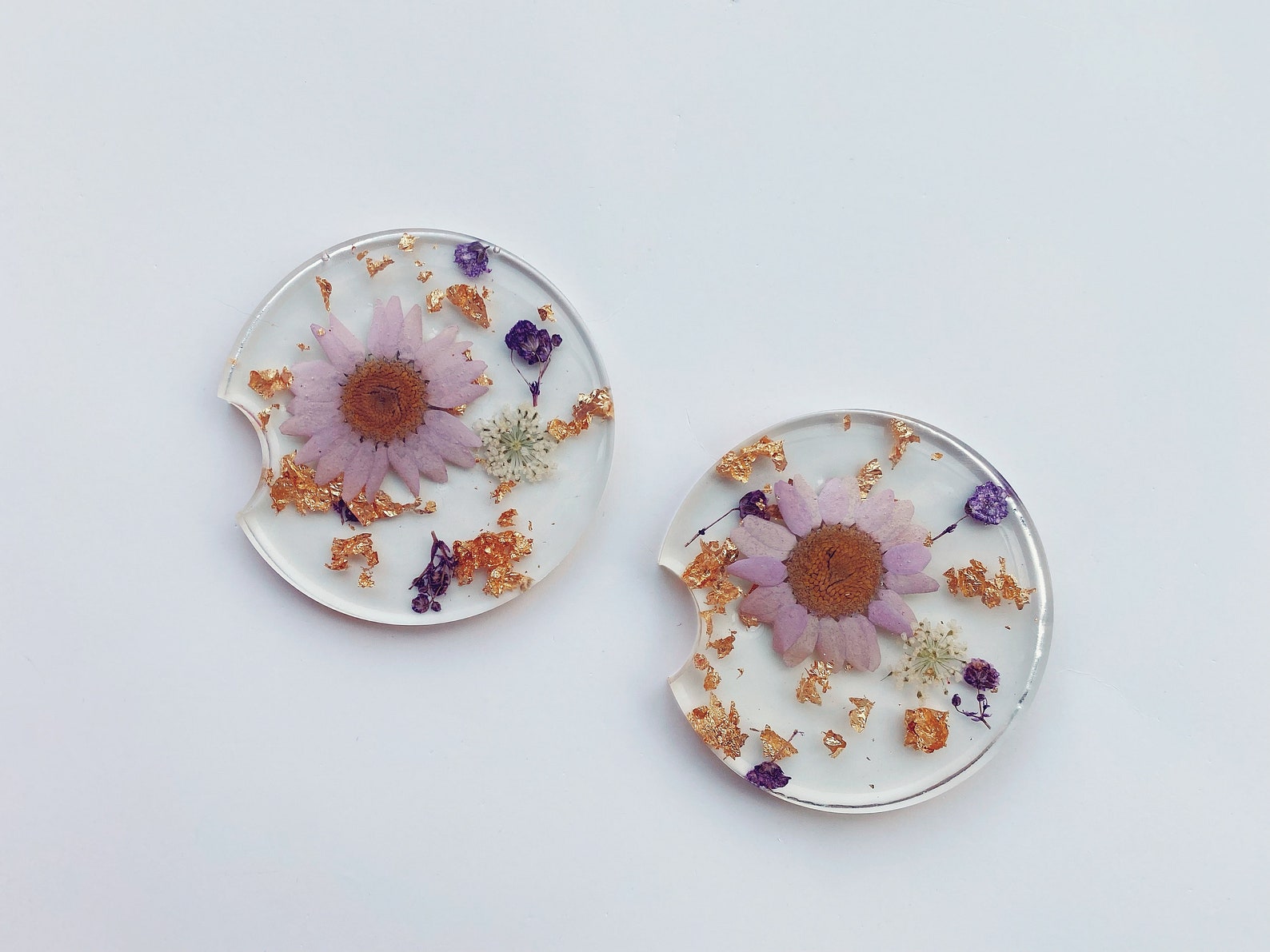 Set of 2 Car Coasters, Coaster Car Accessory, Car Gift, Coasters for ...