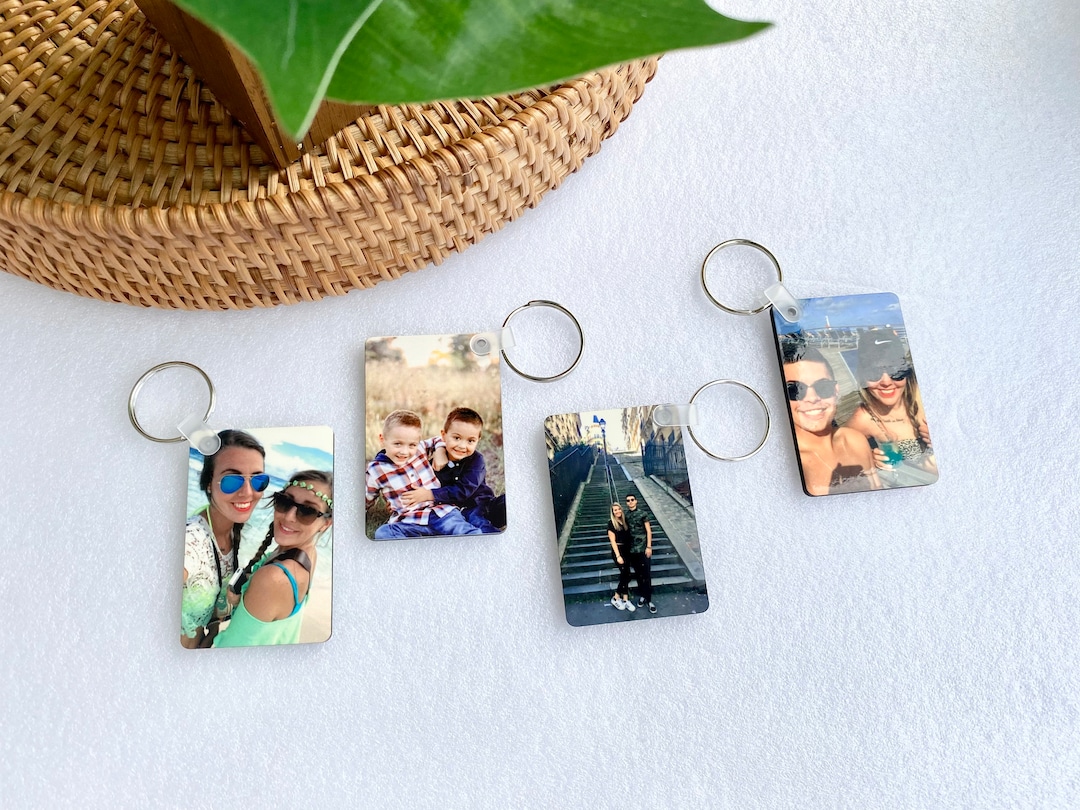 Personalized Photo Keychain: Double Sided Picture Keyring - Etsy