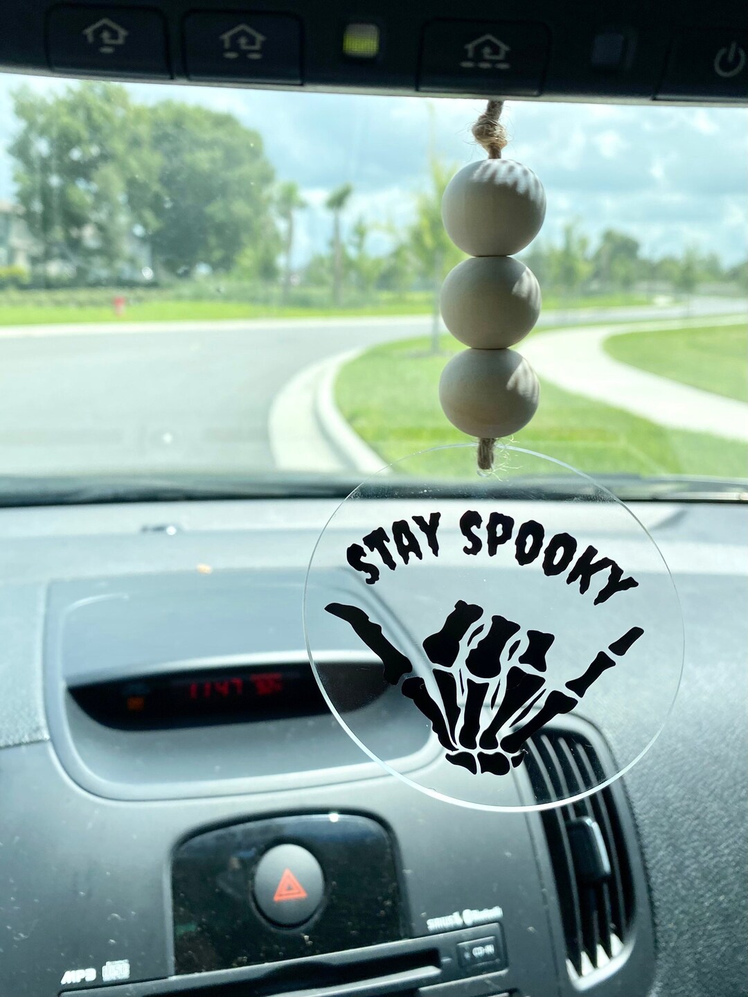 Halloween Car Decor, Stay Spooky Car Charm, Halloween Car Accessories ...