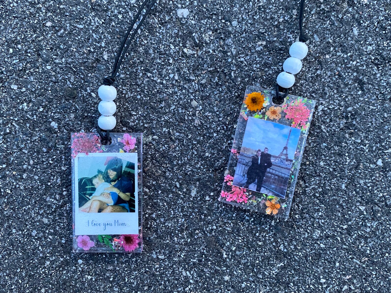 Custom Photo Rear View Mirror Car Charm Car Hanging - Etsy