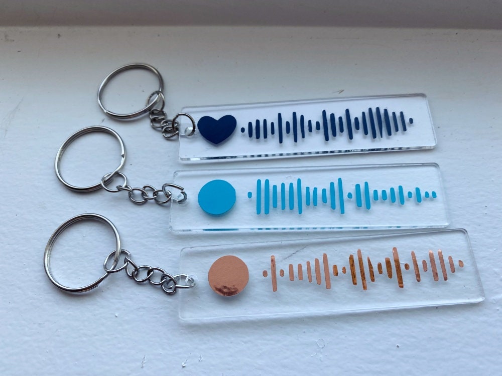 Song Keychain Custom Acrylic Song Keychain Personalized - Etsy