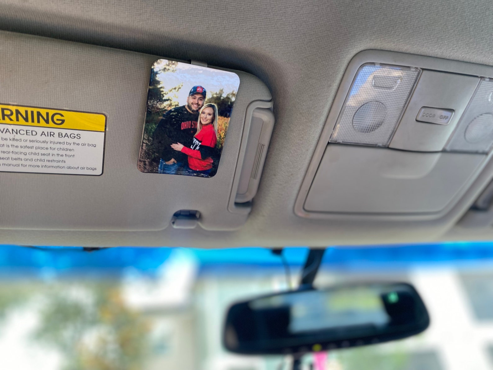 Custom Photo Car Visor Clip, Photo Car Accessory, Sun Visor Picture ...