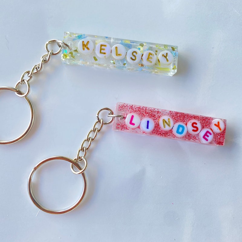 Resin Keychain - Etsy