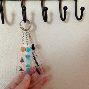 Song Keychain Custom, Acrylic Song Keychain, Personalized Keyring With ...