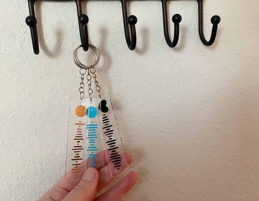 Song Keychain Custom Acrylic Song Keychain Personalized - Etsy