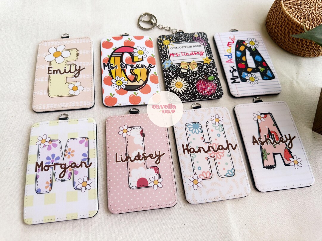 Custom Name Badge Holder: Personalized Work ID Accessory - Etsy