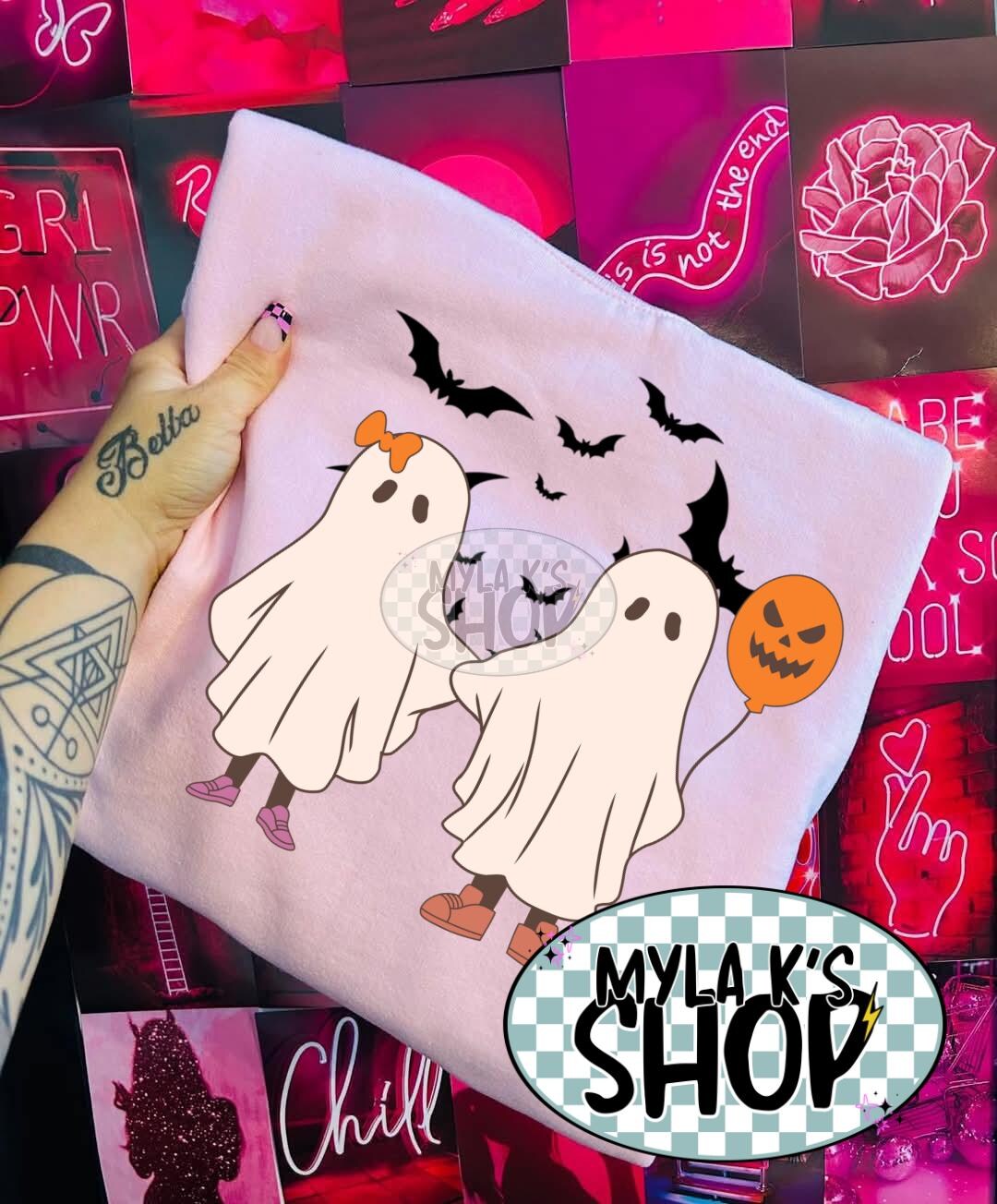 Ghost Besties, Spooky Little Ghosts, Ghosts, Spooky Png - Etsy