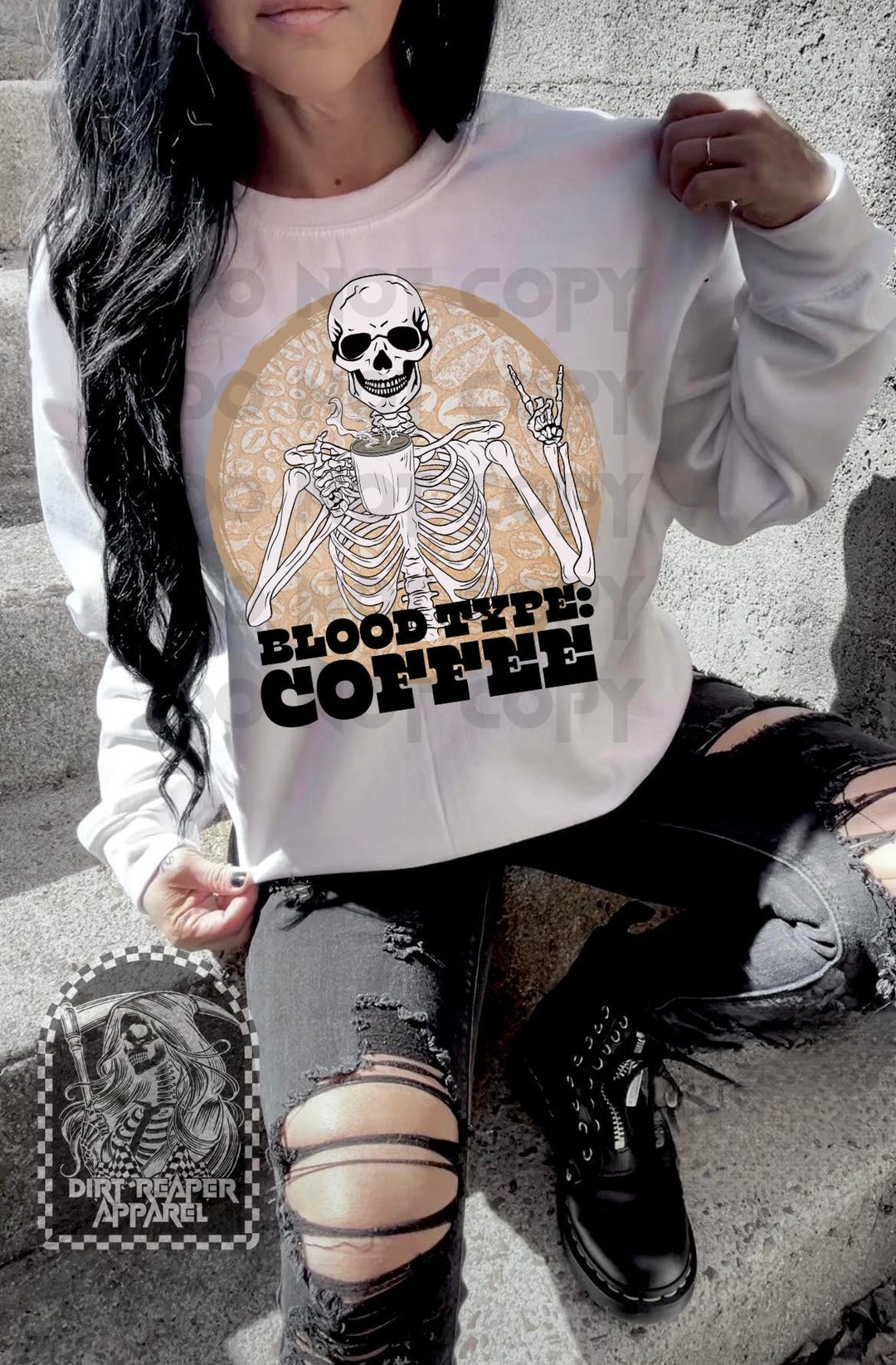Blood Type Coffee PNG, Digital Download, Skeleton Coffee PNG - Etsy