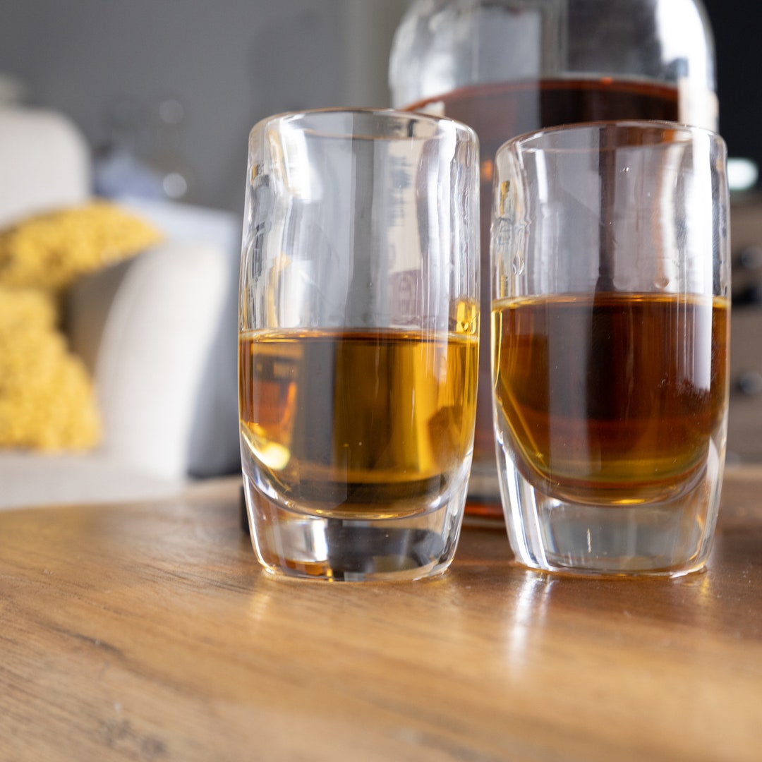 Shot Glass Set- Handblown - Etsy