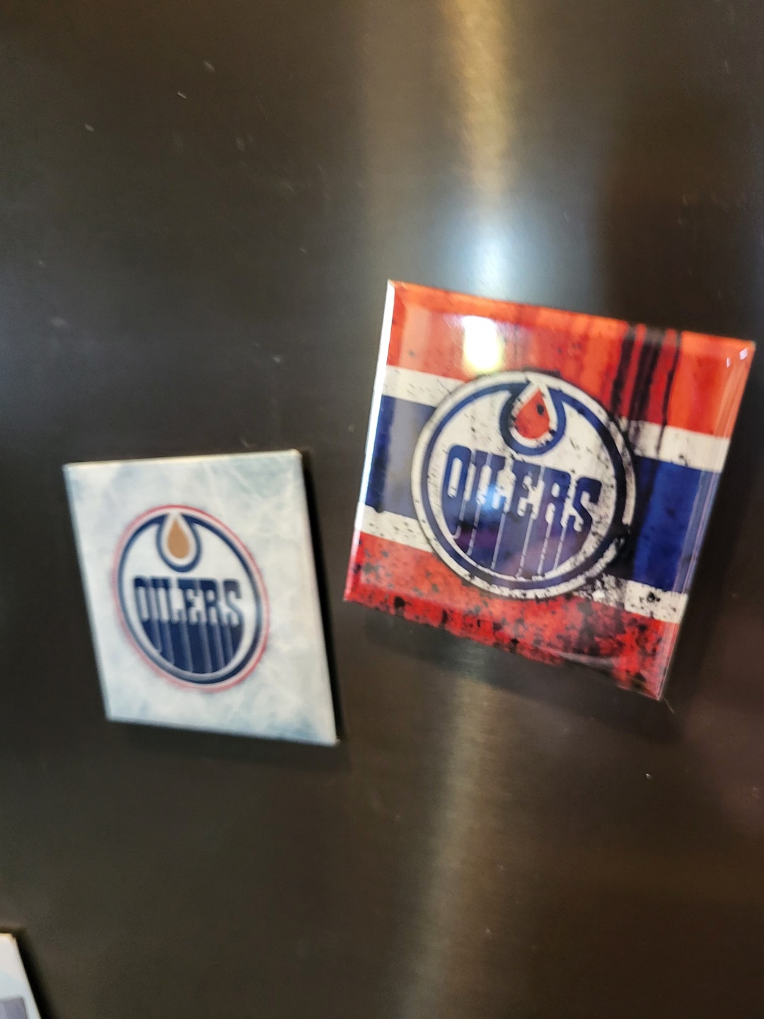 Edmonton Oilers Logo Fridge Magnet | Edmonton Oilers | Hockey | NHL ...