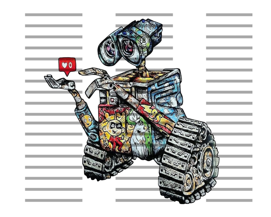 Digital Character Mashup Cartoon Characters PNG. Waterslide - Etsy