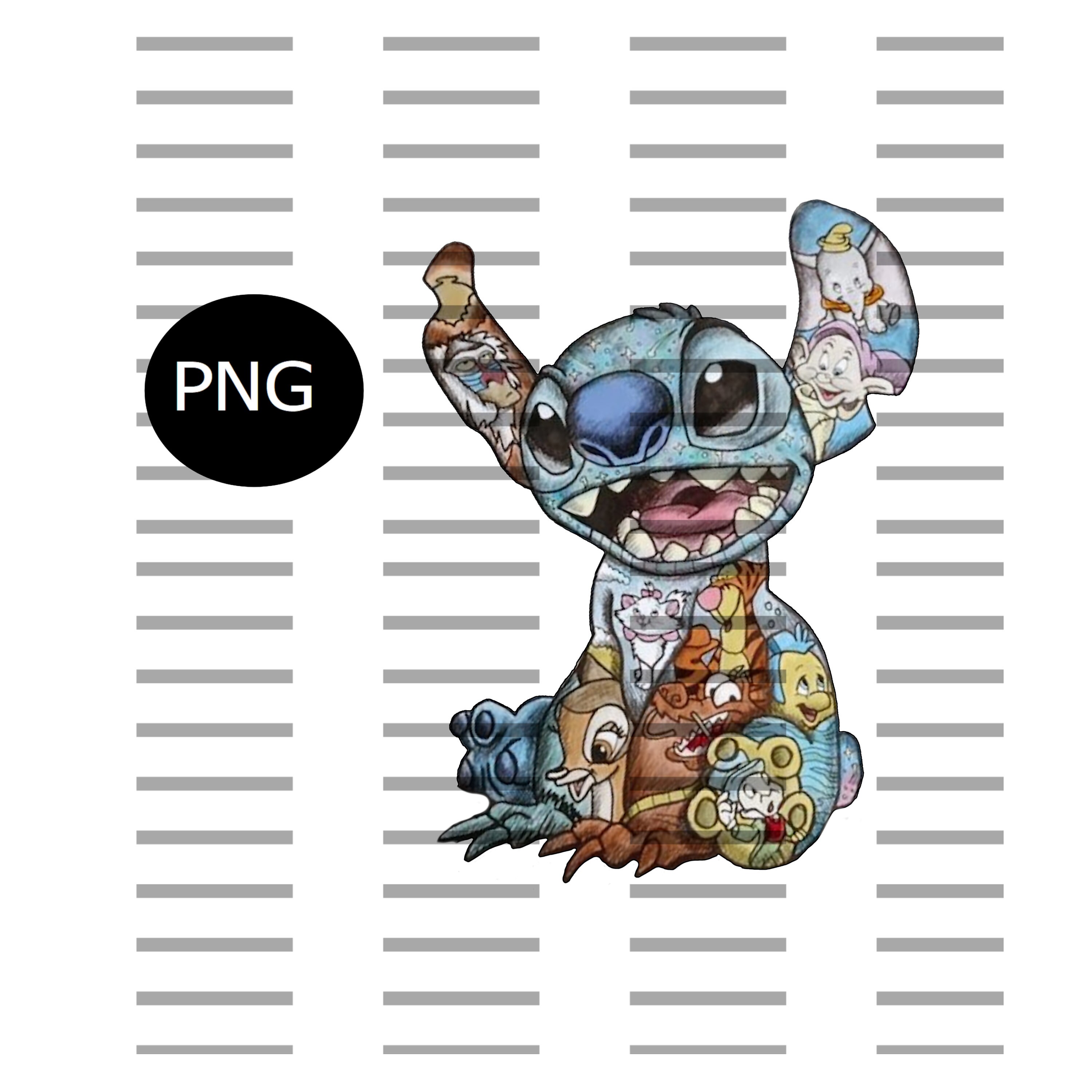 Character Mashup Digital Image PNG Waterslide Sublimation - Etsy
