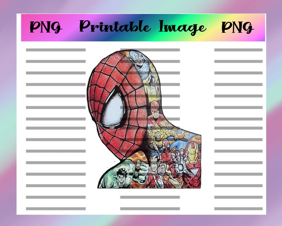 Digital Character Mashup Cartoon Characters PNG. Waterslide | Etsy