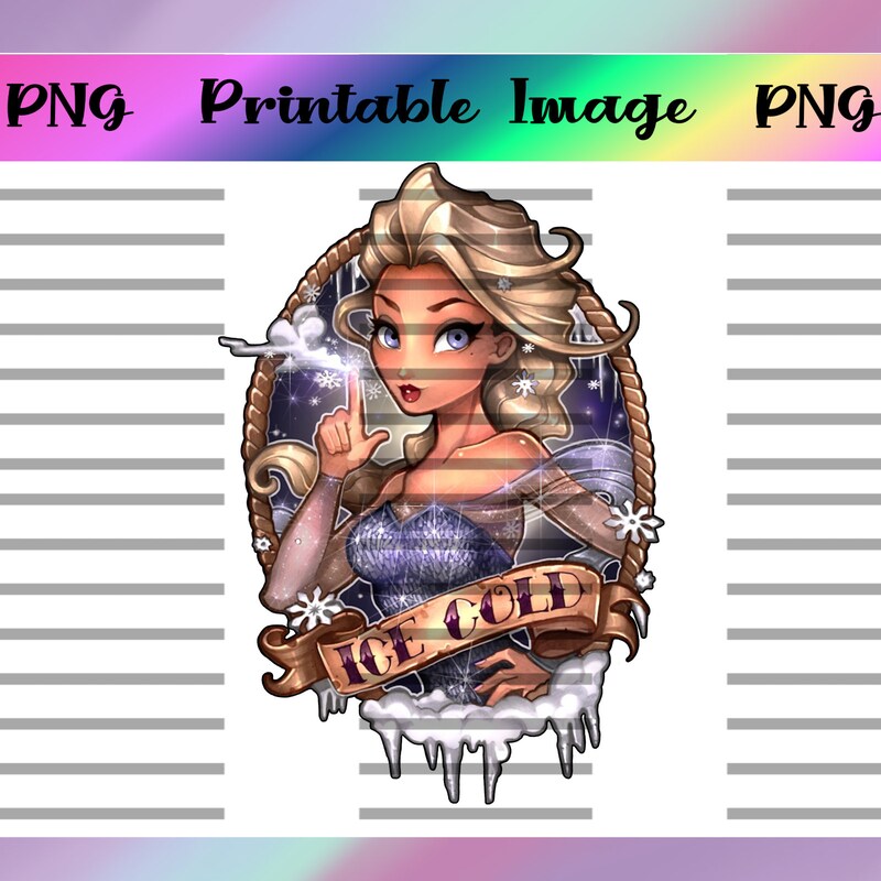 Elsa Stickers - Etsy