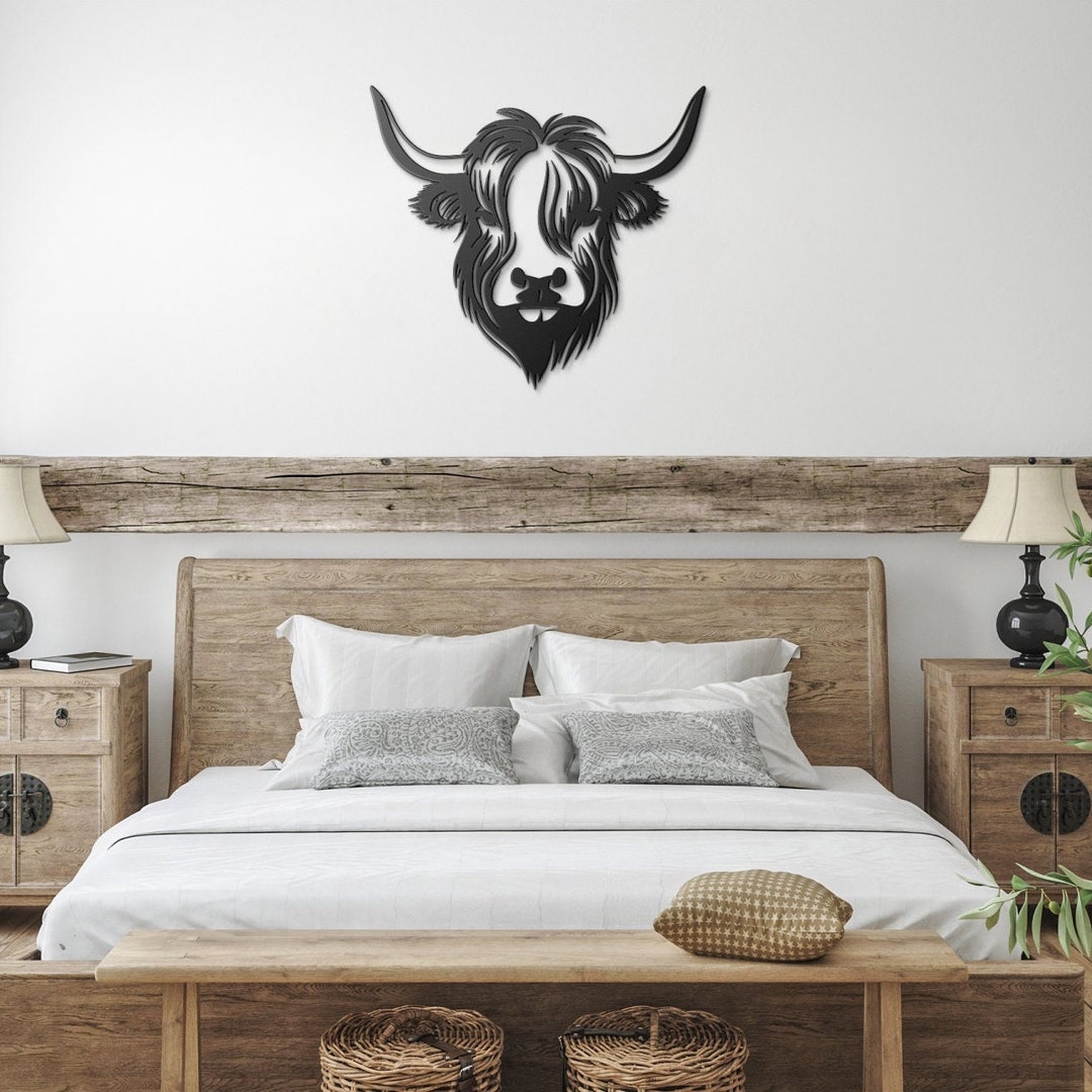 Cow Metal Wall Art L Home Decor L Wall Decor L Gift for Her L Gift for ...