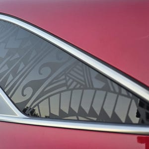 Swirl Car Window Decal: Trim-to-fit Vinyl Sticker - Jeep, Toyota, SUV ...