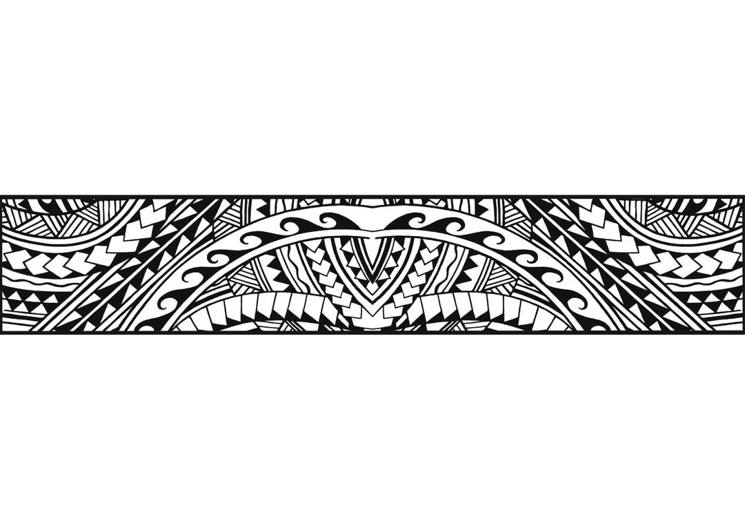 Polynesian Tribal -vehicle Window Decals - Trim to Fit - Back Glass ...