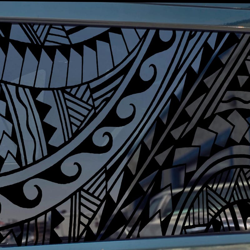 Samoan Tribal Car Decals - Etsy