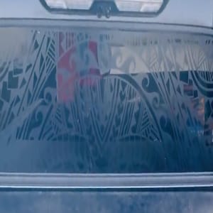 Polynesian Tribal Car Decal: Rear Window Vinyl Sticker - Etsy