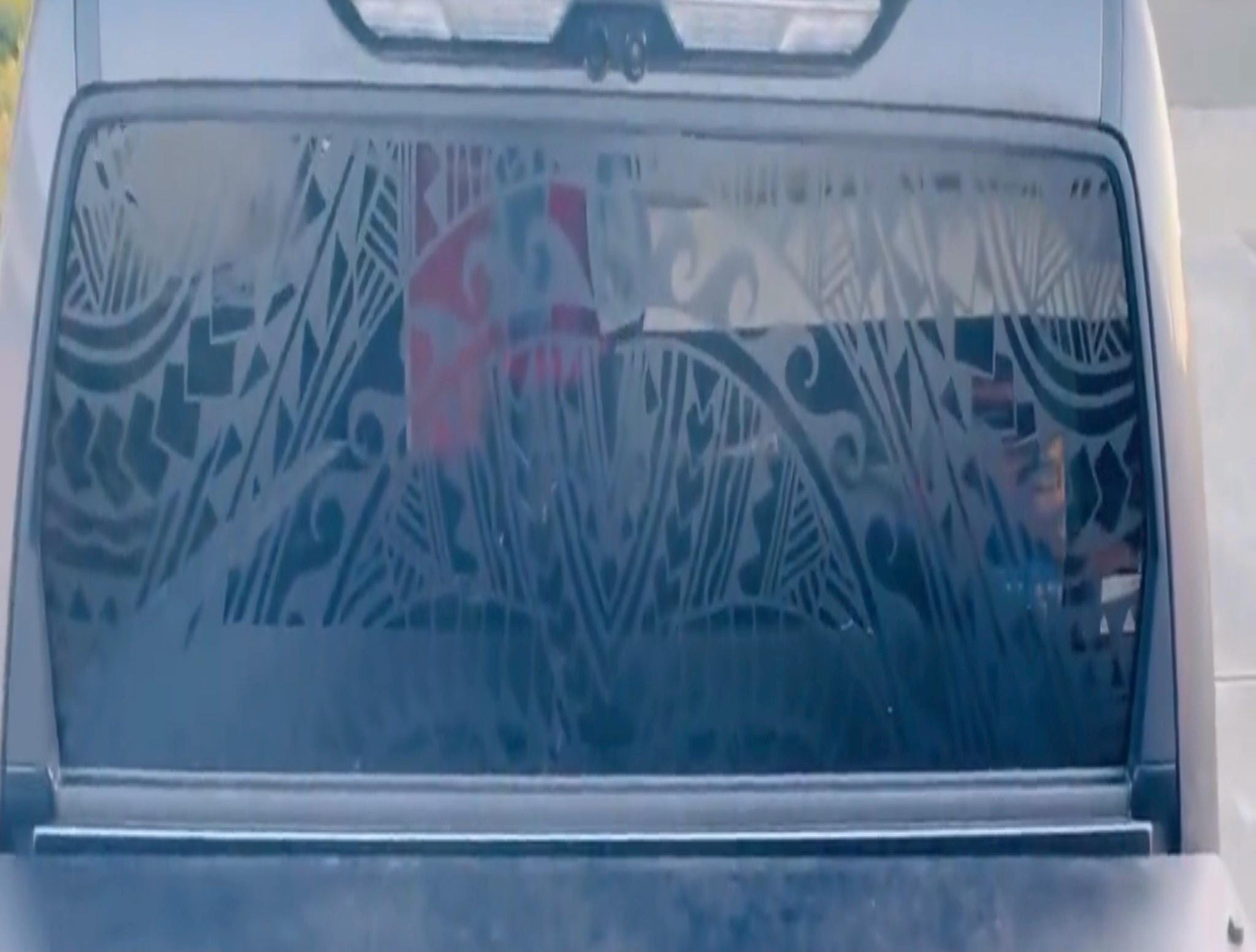 Hawaiian Tribal Car Decal: Rear Window Vinyl Sticker - Etsy