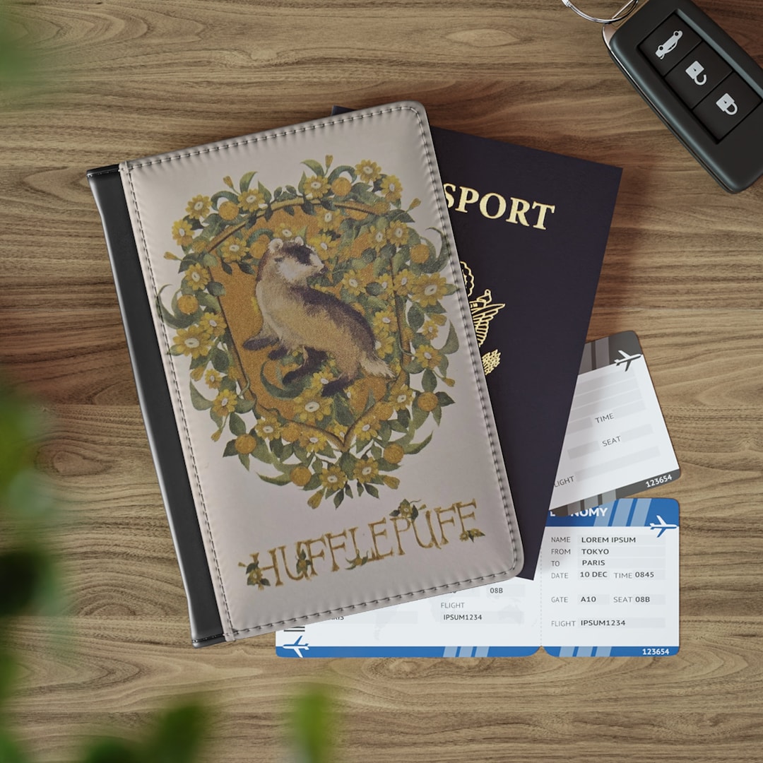Hufflepuff Faux Leather Passport Cover Holder - Etsy