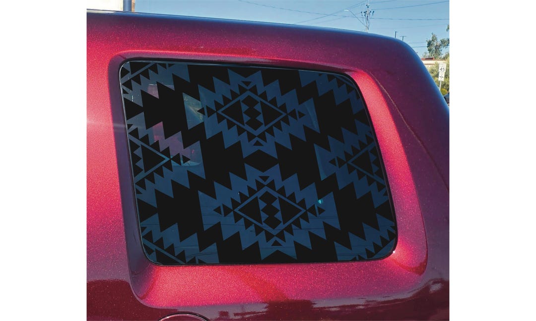 Aztec, Western Car Window Decal: Trim-to-fit Suv/jeep Sticker - Etsy