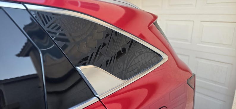 Polynesian Tribal Car Decal: Rear Window Vinyl Sticker - Etsy