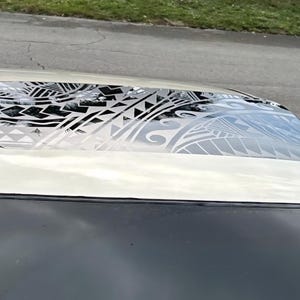 Polynesian Tribal Car Window Decal: Trim-to-fit Suv/jeep Sticker - Etsy