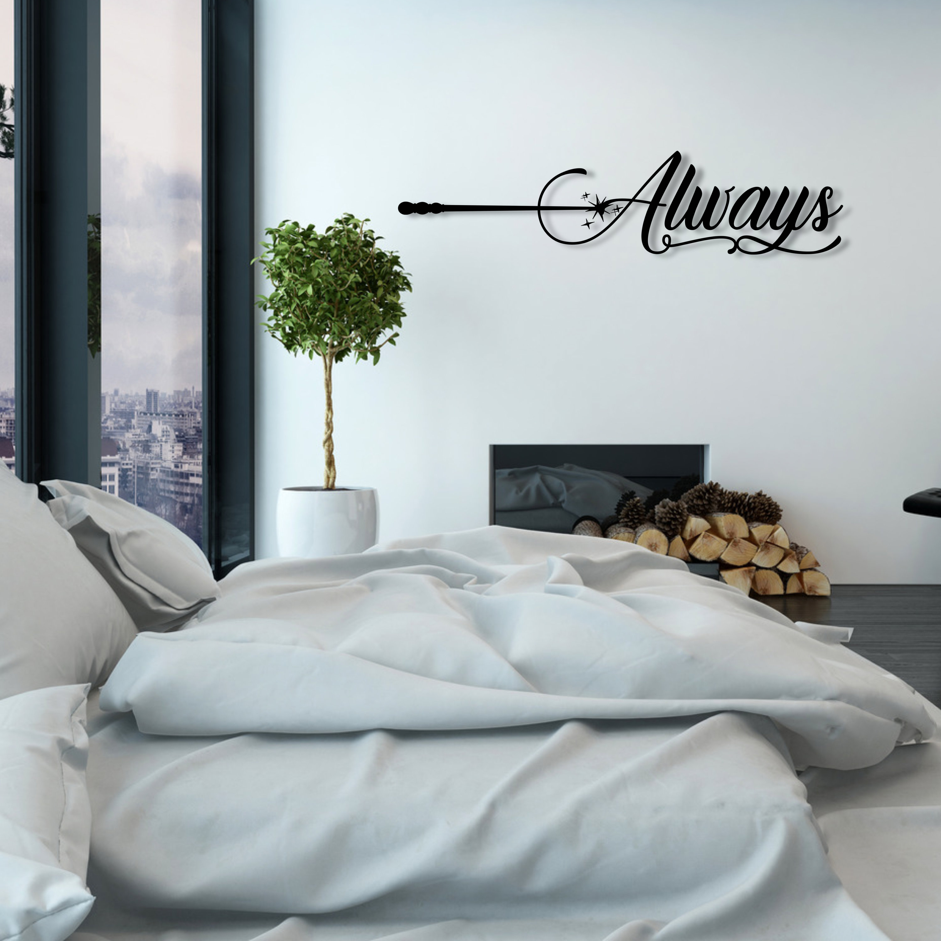 Wand Themed Metal Wall Art L Home Decor L Wall Decor L Gift for Her L ...