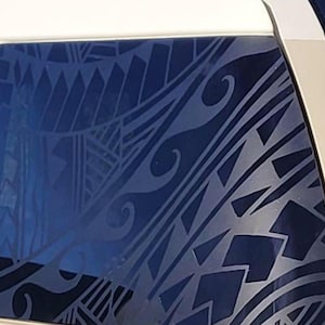 Swirl Car Window Decal: Trim-to-fit Vinyl Sticker - Jeep, Toyota, SUV ...