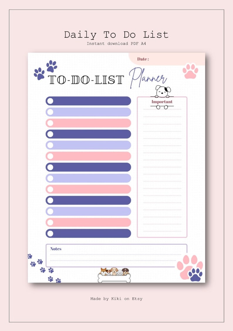 Digital to Do List - Etsy