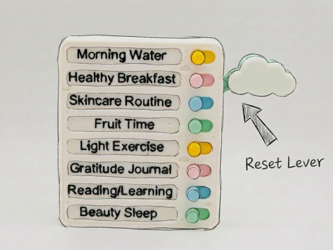 Custom 3D Printed Daily Checklist | One-click Reset - Etsy UK