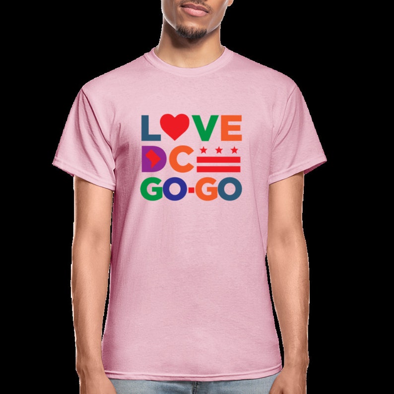 LOVE DC Go-go Adult Ultra Cotton T-shirt - Etsy