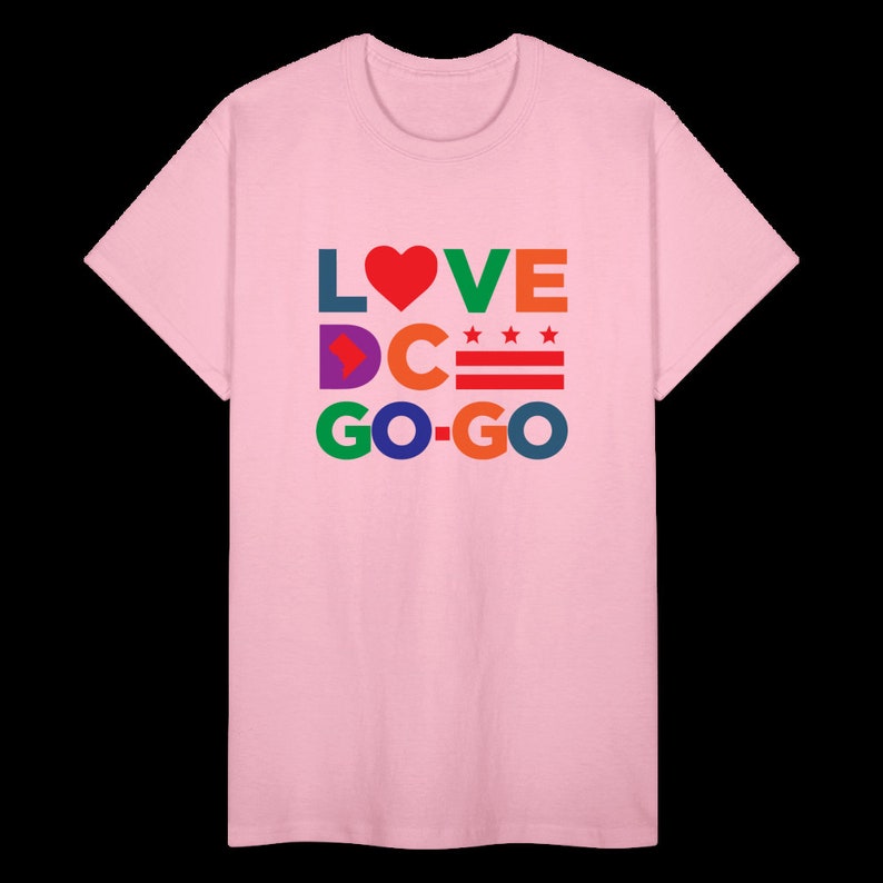 LOVE DC Go-go Adult Ultra Cotton T-shirt - Etsy
