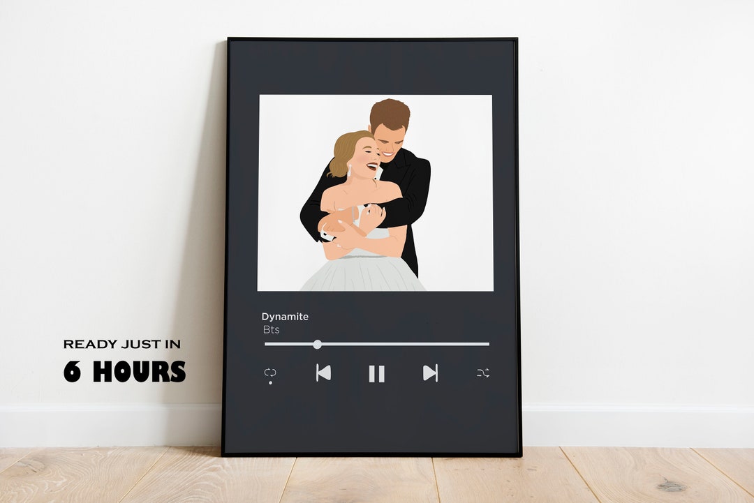 Custom Spotify Portrait, Faceless Portrait Print, Custom Illustrations ...