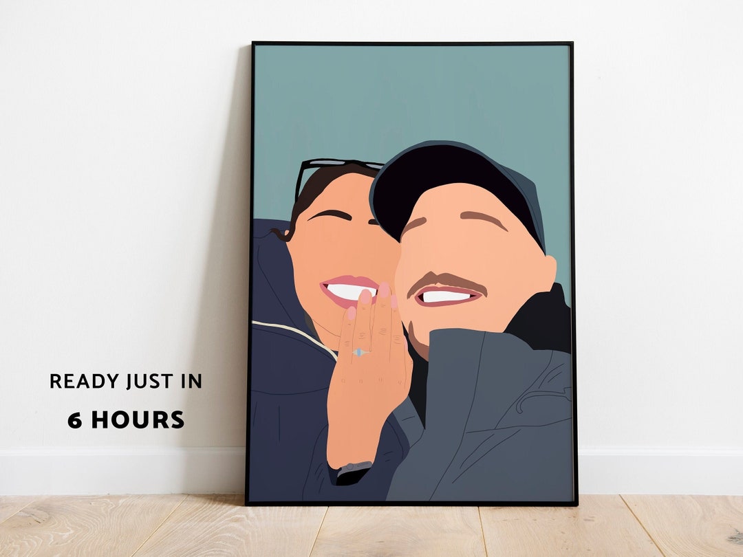 Facess Portrait Custom, Faceless Digital Portrait, Custom Portrait ...