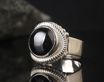 Lucifer Morningstar Onyx Ring - Etsy