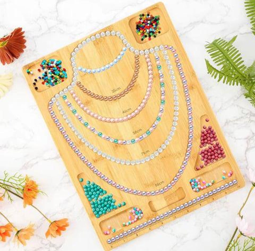 Wooden Necklace Display and Design Board – Measurement Guide for ...