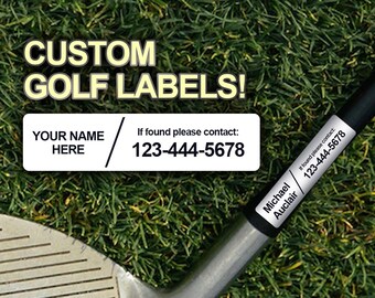 Golf Club Id Labels - Etsy