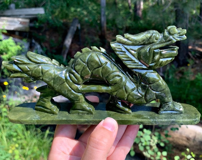 Jade Dragon Carving - Etsy