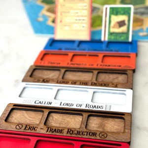 Customizable Settlers of Catan Piece Holder Sleek Road and City ...