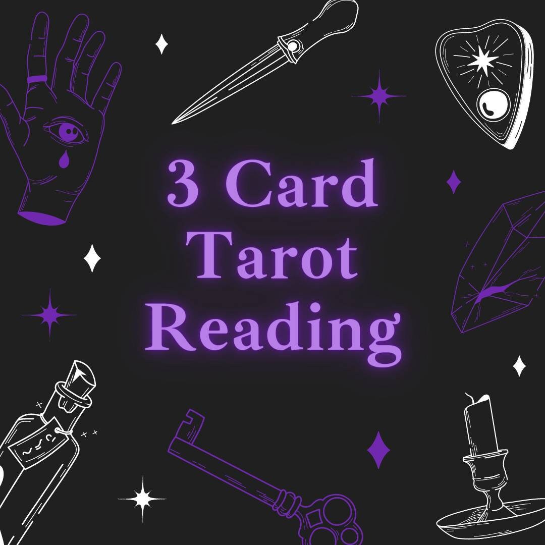 Tarot Reading 3 Card Spread - Etsy